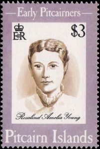 Stamp: Rosalind Amelia Young (Pitcairn Islands(Early Pitcairners) Mi:PN ...