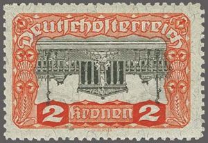 Stamp: Parliament Building (Austria(Parliament building) Mi:AT 284K,Sn ...