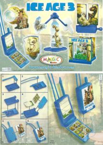 Meal Toy: Mobile phone (Kinder Surprise, Europe(Joy - Ice Age 3 - Toys ...