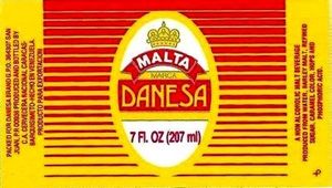 Drink Label: Malta Danesa (C.A. Cervecera Nacional, VenezuelaCol:VE ...