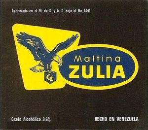 Drink Label: Maltina Zulia (Cervecería Zulia, S.A., VenezuelaCol:VE ...