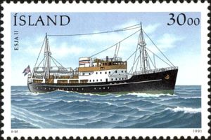Stamp: Esja II (Iceland(Stamp Day: Ships) Mi:IS 756,Sn:IS 745d,Yt:IS ...
