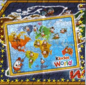 Meal Toy: World map (Kinder Surprise, Worldwide(Maxi - Puzzles ...
