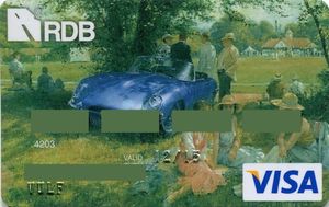 Cartões de bancos: RDB Bank. Alan Fearnley (RosDor Bank, RussiaCol:RU ...