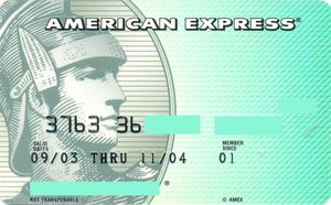 Bank Card: American Express Green HG (American Express, Hong KongCol:HK ...