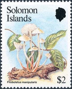 Stamp: Filoboletus manipularis (Solomon Islands(Mushrooms (1984)) Mi:SB ...