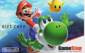 Gift Card: Super Mario (PIN above barcode) (GameStop, Denmark(Nintendo ...