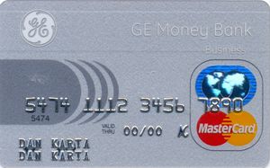 Bank Card: GE Money Bank - Business (GE Capital Bank, Czech RepublicCol ...