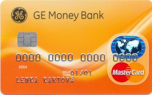 Bank Card: GE Money Bank (GE Capital Bank, Czech RepublicCol:CZ-MC-0114
