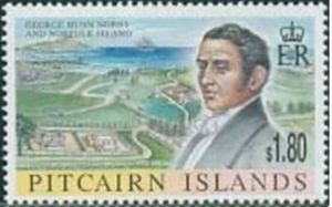 Stamp: George Hunn Nobbs and Norfolk Island (Pitcairn Islands ...