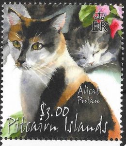 Stamp: Alicat Pulau (Pitcairn Islands(Pitcairn Cats) Mi:PN 612,Sn:PN ...