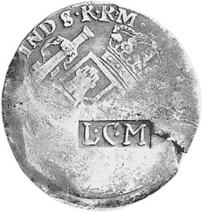 Coin: 8 Reales (LCM - Royalist countermarked coinage) (Mexico(1810~1821 ...