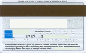 Bank Card: American Express OPTIMA Green (American Express, United ...