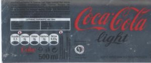 Drink Label: Coca-Cola Light, say it with a song (Coca-Cola 3E Greece ...