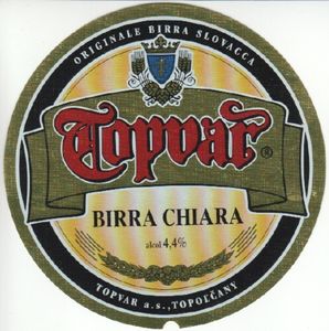 Drink Label: IH-Topvar Birra Chiara (Pivovar Topvar Topoľčany ...