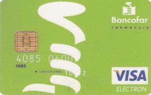 Tarjeta de Banco: Bancofar FARMA Card (Bancofar, EspañaCol:ES-VE-0357