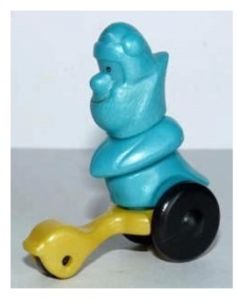 Meal Toy: Light blue dwarf (Kinder Surprise, Europe) (Kinder - Dwarves ...
