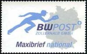 Stamp: Logo Maxibrief national (Germany, Modern Private Post Offices ...