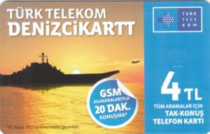 Phonecard: Denizcikartt (Turk Telekom, Türkiye (Turkey)(Denizci Kart ...