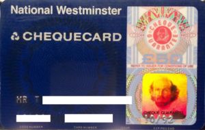 Bank Card: National Westminster Chequecard (National Westminster Bank ...