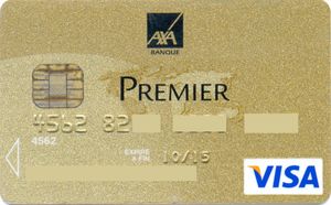 Bank Card: AXA BANQUE VISA Premier Gold (AXA BANQUE, FranceCol:FR-VI-0078