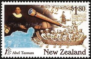Stamp: Abel Tasman (New Zealand(Millennium Series (1st Issue ...