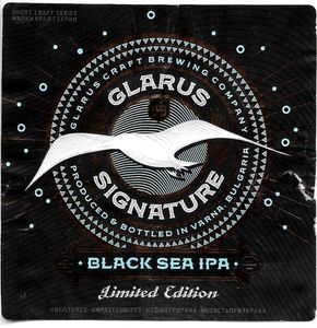 Drink Label: Black Sea Ipa (Glarus craft brewing Co., BulgariaCol:BG ...
