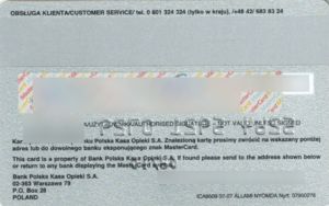 Bank Card: Sails (Bank Polska Kasa Opieki SA/Bank Pekao SA, PolandCol ...
