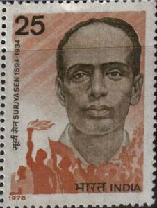Stamp: Surjya Sen (1894-1934) Commemoration (IndiaMi:IN 754,Sn:IN 791 ...