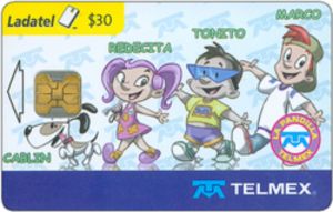 Tarjeta Telefónica: Pandilla Telmex, La. - Presentación N° 1 (Telmex ...