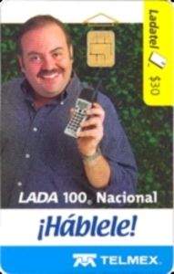 Tarjeta Telefónica: Háblele Lada 100 Nacional (Telmex - Ladatel, México ...