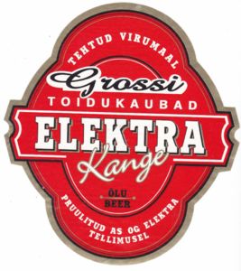 Drink Label: Elektra kange (AS «Viru Õlu», EstoniaCol:EE-BEER-000287