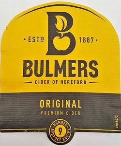 Drink Label: Bulmers Original (H. P. Bulmer Ltd., United Kingdom of ...