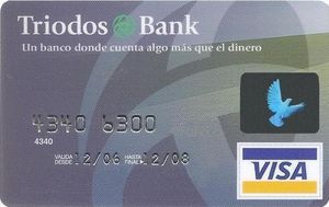 Bank Card: Triodos Bank (Triodos Bank, SpainCol:ES-VI-0710