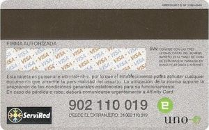 Tarjeta de Banco: Affinity Card (Unoe Bank, S.A., España) Col:ES-VI-0738.03
