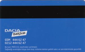 Functional Card: Dacia - Cardvisit (Car Assistance and Auto Clubs ...