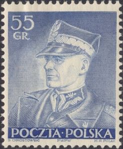 Stamp: Marshal Edward Rydz-Śmigły (1886-1941) (Poland(Marshal Edward ...