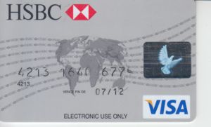 Bank Card: Hsbc (HSBC, MexicoCol:MX-VI-0003.05