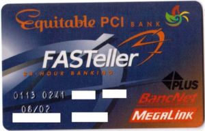 Bank Card: Fast Teller (PCIBank, PhilippinesCol:PH-PL-0001