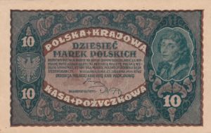Banknote: 10 Marka (Poland(1918-1924 Second Republic - Polish marka ...