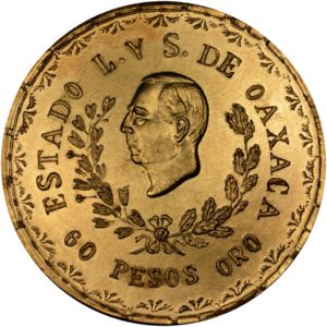 Moneda: 60 Pesos (OAXACA) (México - Provincias(México-Revolucionario ...