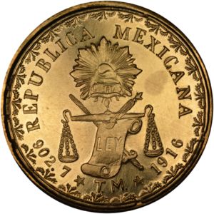 Coin: 60 Pesos (OAXACA) (Mexico, Provinces) (México-Revolucionario ...