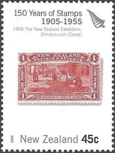 Stamp: 1906 New Zealand Exhibition (New Zealand(150th Anniv. of New ...