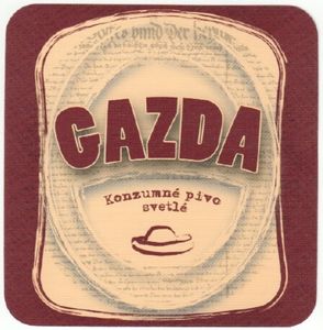 Drink Label: Gazda (Pivovar Vyhne, SlovakiaCol:SK-BEER-001908