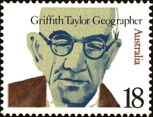 Stamp: Griffith Taylor (1880-1963) geographer (Australia(Famous ...
