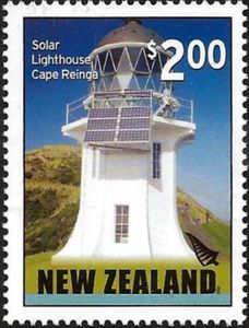 Stamp: Solar Lighthouse Cape Reinga (New Zealand(Renewable Energy (2006 ...