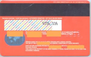 Bank Card: Waterfall (ING Bank, RomaniaCol:RO-MC-0249