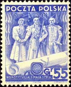 Stamp: The Constitution of 3 May 1791 (Poland(20th Anniversary of the ...