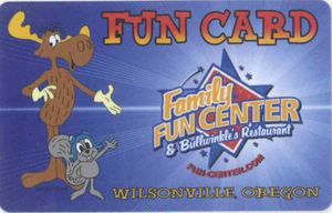 Geschenkkarte: Rocky & Bullwinkle Fun Card (Family Fun Center ...