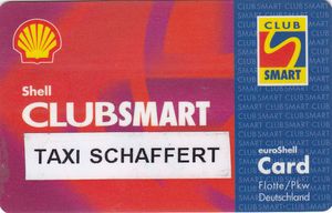 Funktionale Karte: Shell - Club Smart - EuroShell Card - Taxi Schaffert ...